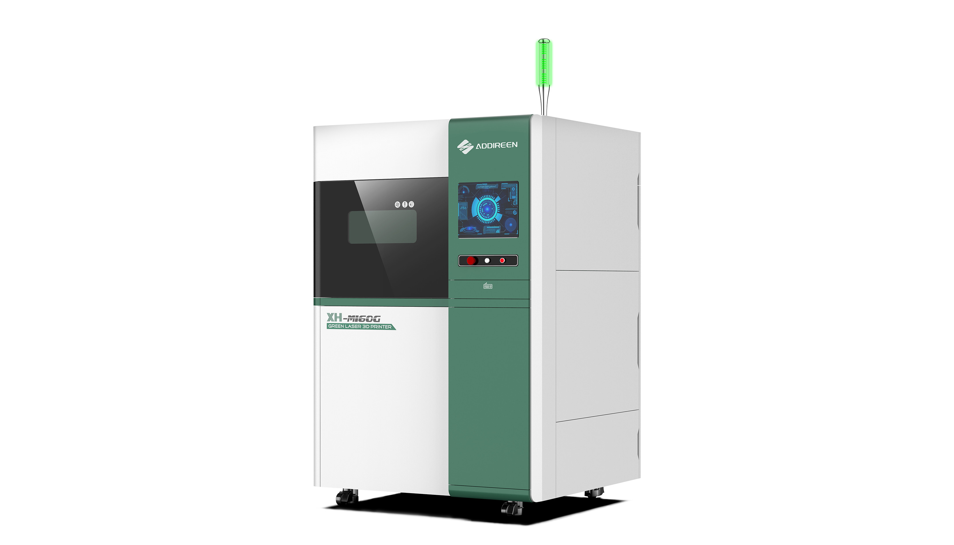 Compact Green Fiber Laser 3D Casting Printer Metal 3D Printer for Pure ...